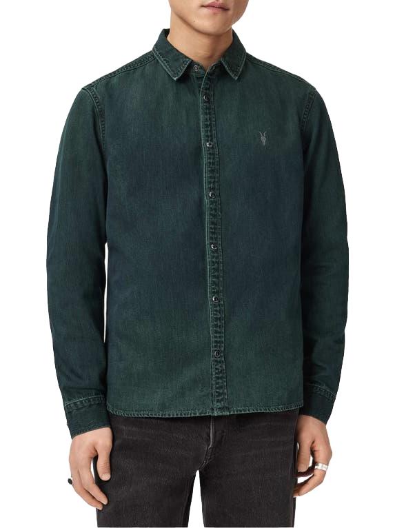 VISVIM social sculpture faded denim shirt